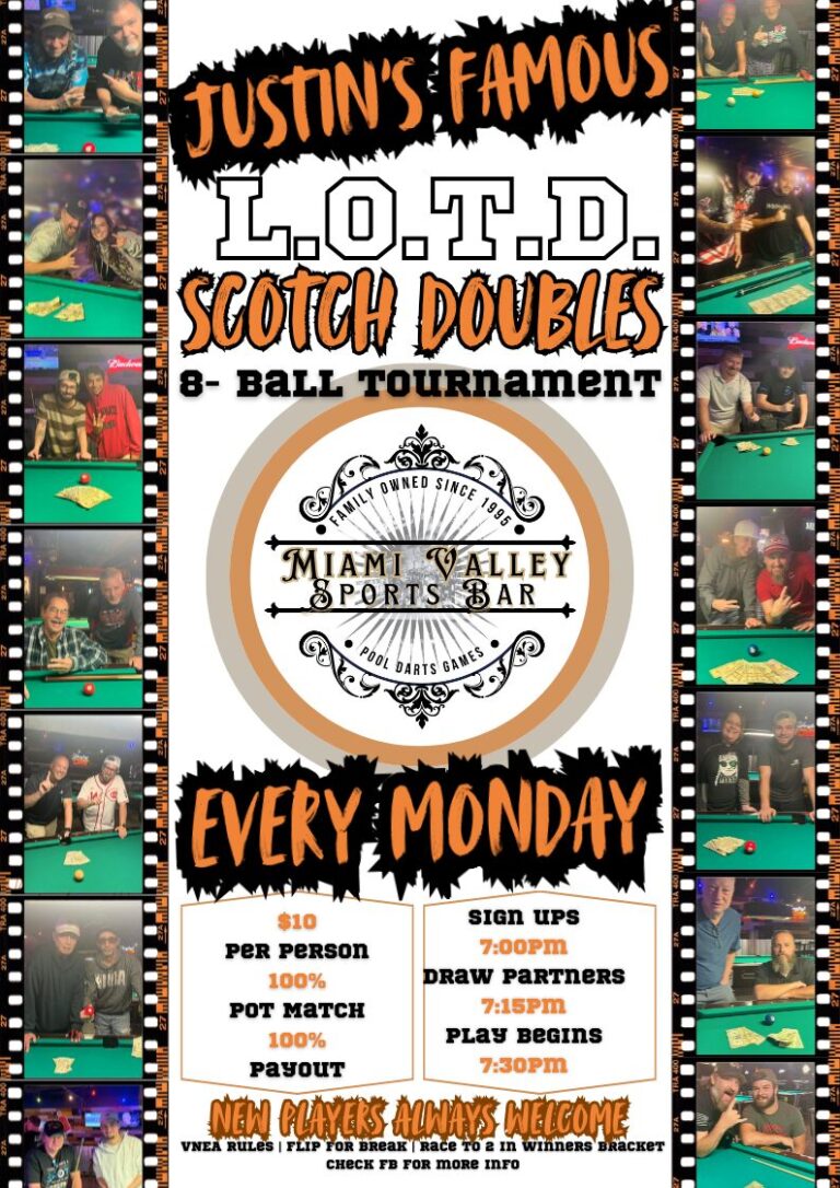 Luck of the Draw Scotch Doubles 8-Ball Tournament | Dayton937